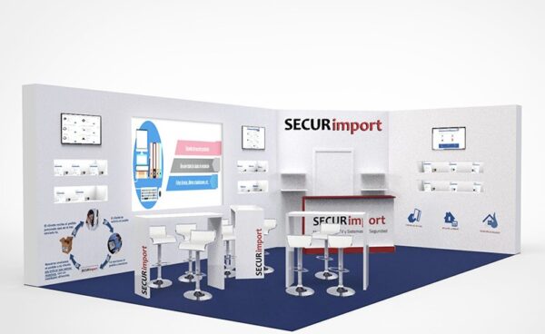 Mostrador plegable portátil ferias y eventos – Grupo Ariza